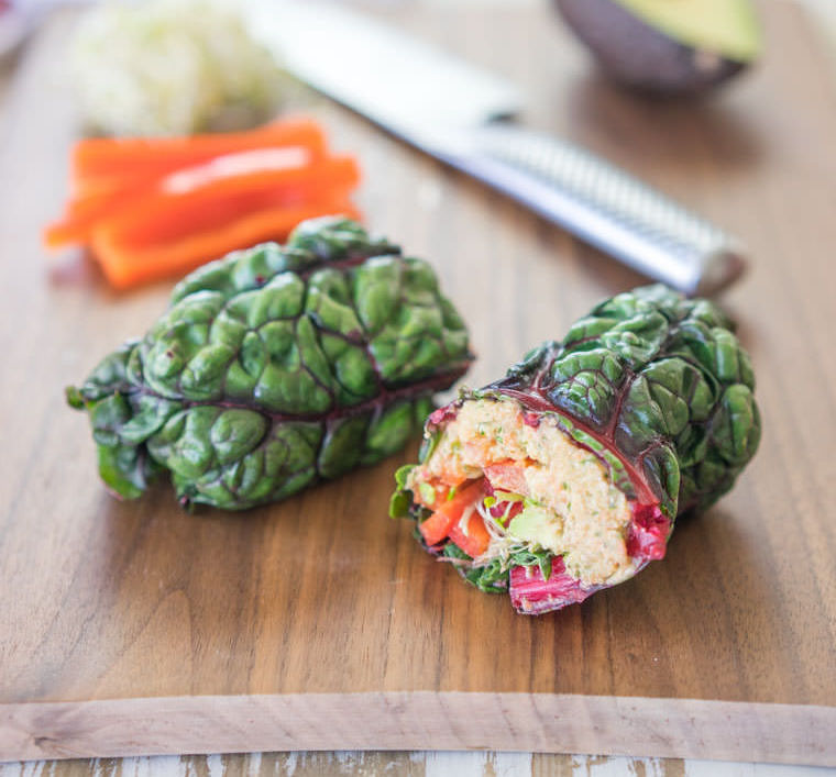 Sunflower Chard Wraps Recipe | 1 Million Women